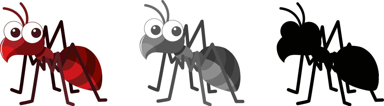 Ant Icon On White Background Royalty Free Vector Image