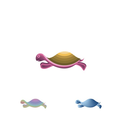 Tortoise logo design template inspiration Vector Image