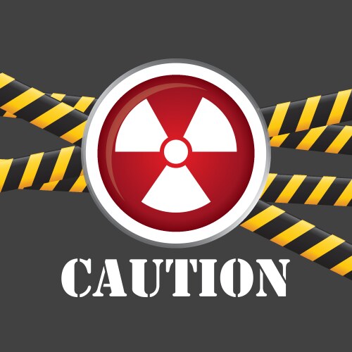 Falling stone warning sign Royalty Free Vector Image