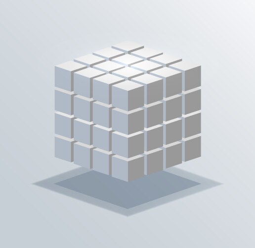 Modern cube background texture Royalty Free Vector Image