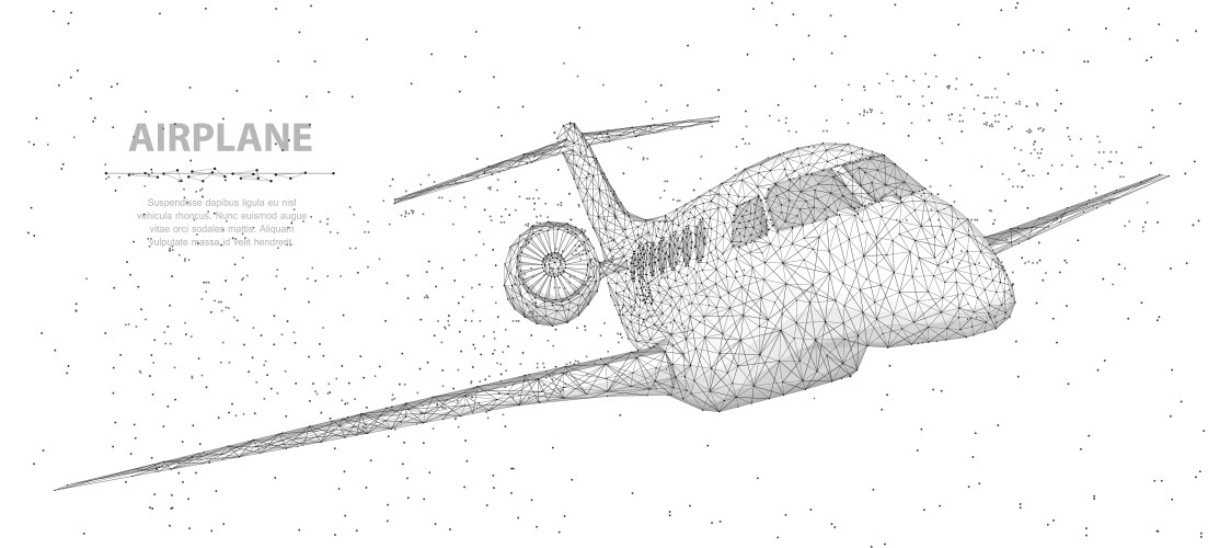 Geometric Airplane Vector Images (over 4,200)