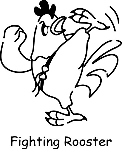 Chicken Fighting Vector Images (over 1,400)