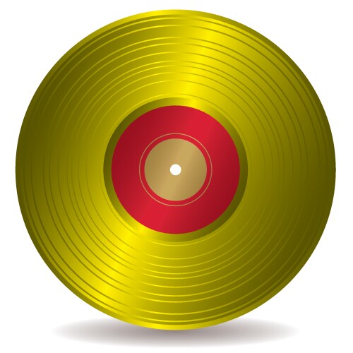 Black vinyl disc Royalty Free Vector Image - VectorStock