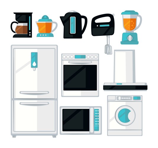 Logo for kitchen appliances Royalty Free Vector Image