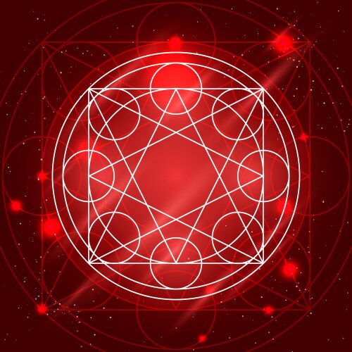 Magic geometry signs Royalty Free Vector Image