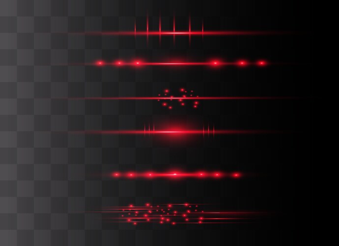 Yellow horizontal glare Royalty Free Vector Image