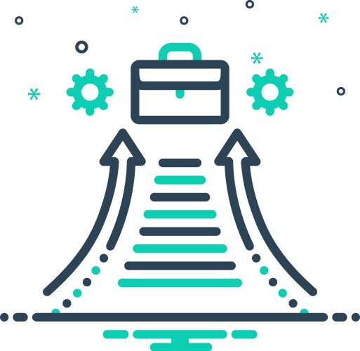 Career steps Royalty Free Vector Image - VectorStock