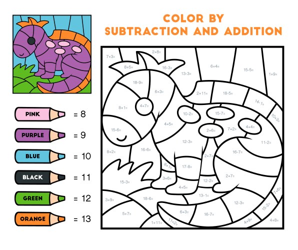 Counting game for preschool children addition Vector Image