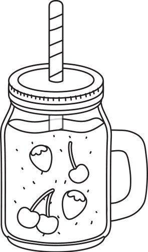 Tasty refresh cartoon Royalty Free Vector Image