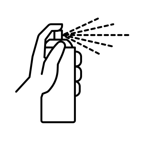 Hand icon white Royalty Free Vector Image - VectorStock