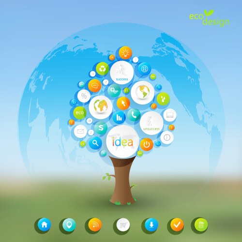 Tree plan Vector Images & Graphics for Commercial Use | VectorStock