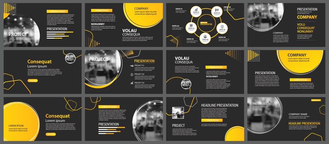 Presentation and slide layout background design Vector Image