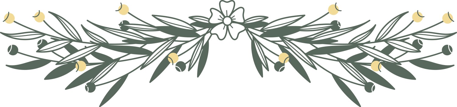 Abstract decorative branch flat style Royalty Free Vector