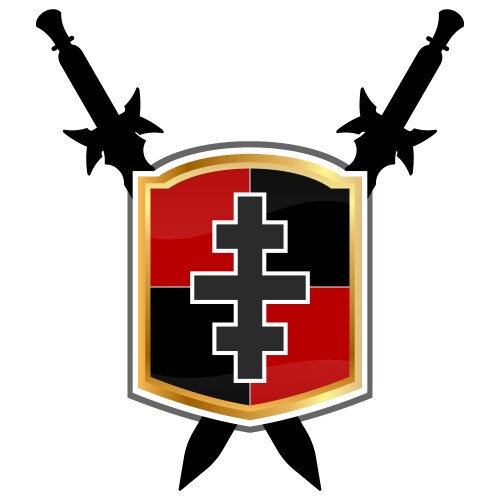 Templar shield icon Royalty Free Vector Image - VectorStock