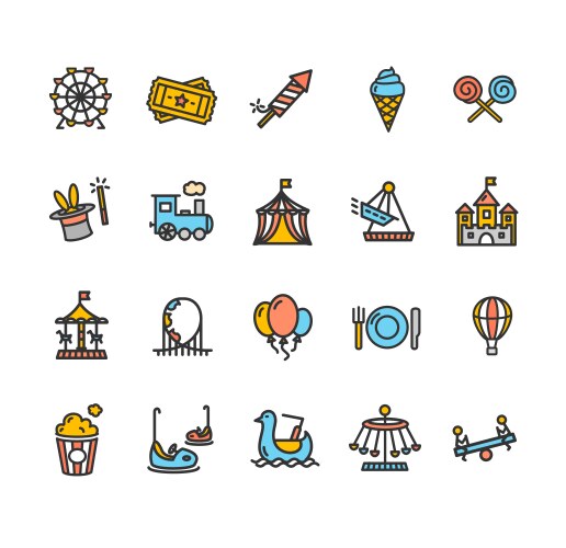 Amusement Park Symbols Vector Images (over 23,000)