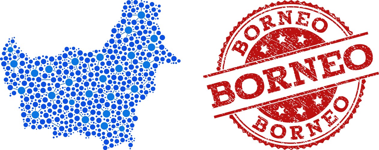 Blue Island Borneo Vector Images (over 180)
