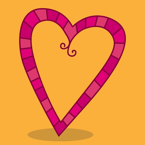 Hollow Heart Vector Images (84)