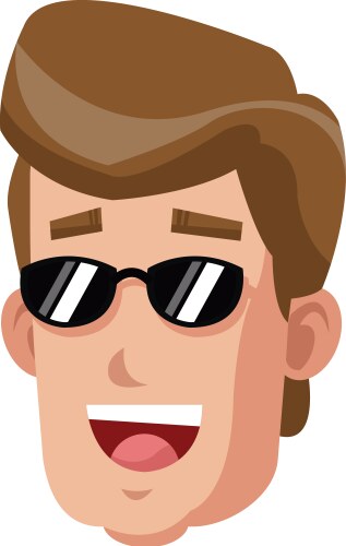 Cartoon man icon Royalty Free Vector Image - VectorStock