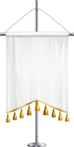 Pennant realistic Royalty Free Vector Image - VectorStock