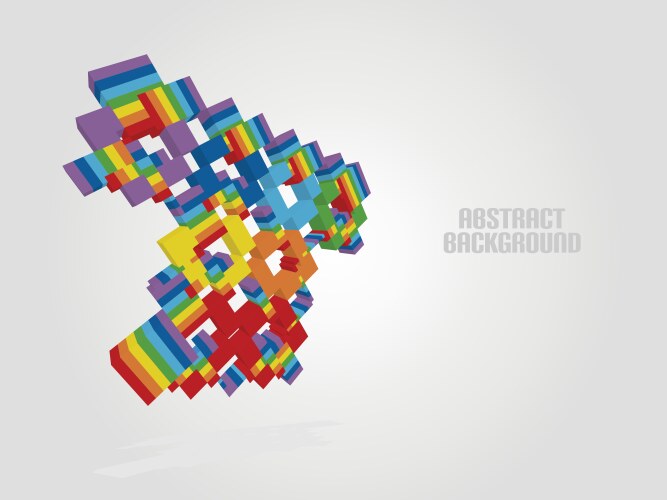 Abstract geometric motion shapes Royalty Free Vector Image