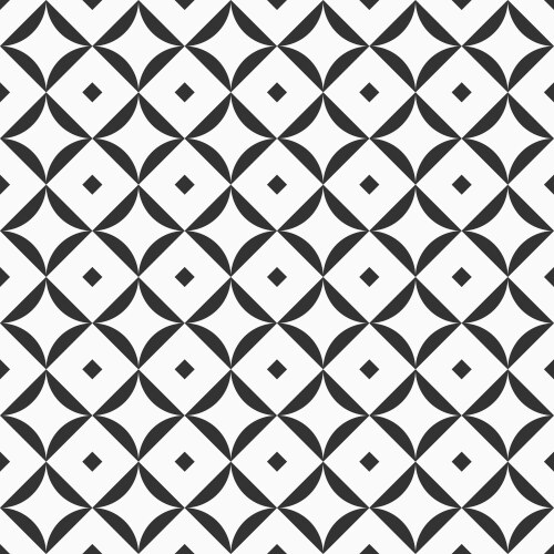 Repeating Abstract Monochrome Circle Grid Pattern Vector Image