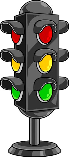 Police traffic stop cartoon Royalty Free Vector Image