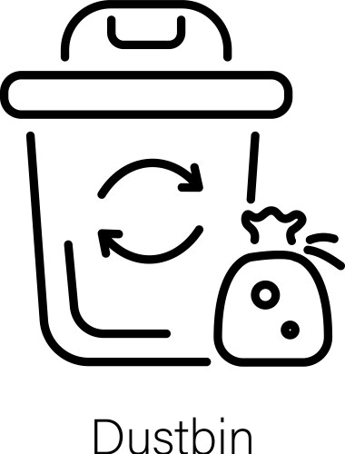 Dustbin Outline Vector Images (over 9,500)