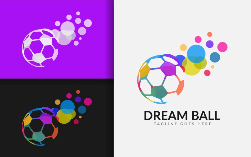 Set of reaching stars logo design template dream Vector Image