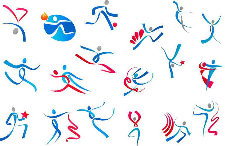 Dancing people Royalty Free Vector Image - VectorStock