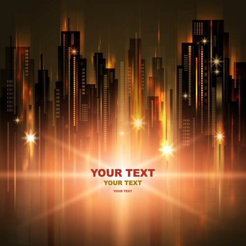 Seoul city line art style Royalty Free Vector Image