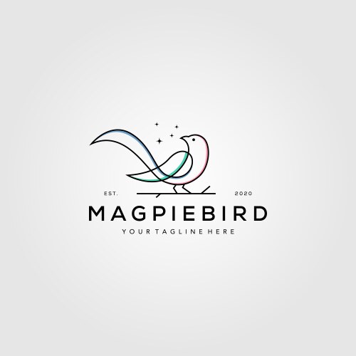 Bird logo design Royalty Free Vector Image - VectorStock