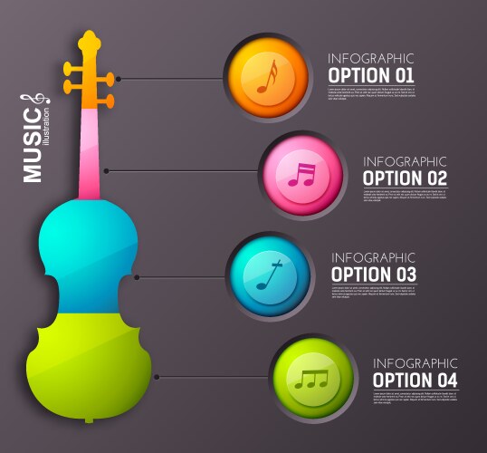 Circle of fifths music theory Royalty Free Vector Image