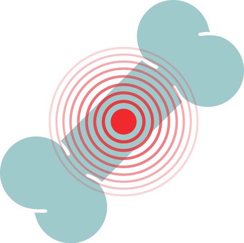 Human brain pain symbol ache icon Royalty Free Vector Image