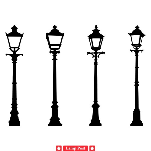 Lamp Post Silhouette Vector Images (over 1,600)