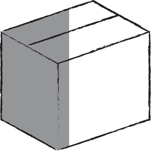 Carton box icon Royalty Free Vector Image - VectorStock