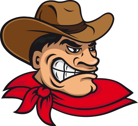 Cartoon cowboys set Royalty Free Vector Image - VectorStock