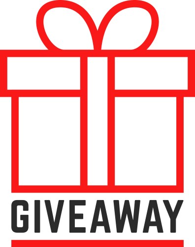 Fast gift logo icon design Royalty Free Vector Image