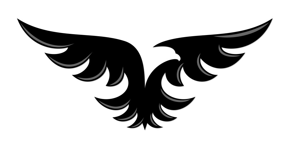 Symbol of a flying pigeon Royalty Free Vector Image