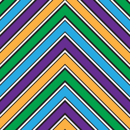 Rainbow chevron diagonal stripes seamless pattern Vector Image