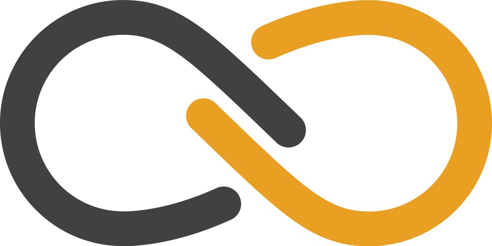 Infinity designinfinity logo icon Royalty Free Vector Image