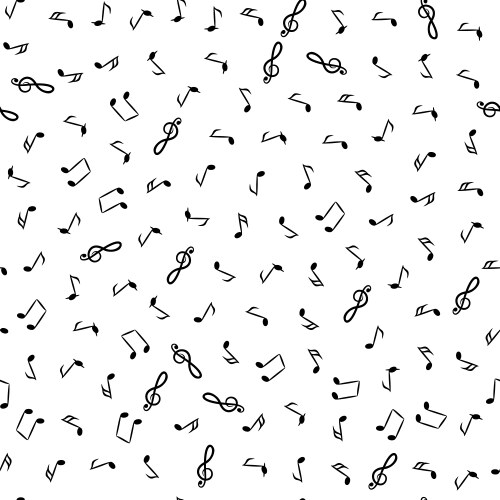 Music notes background Royalty Free Vector Image