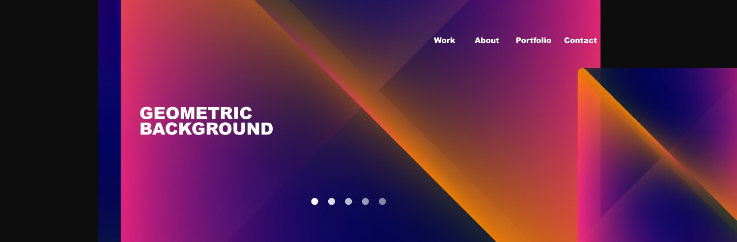 Triangle minimal web site page background design Vector Image