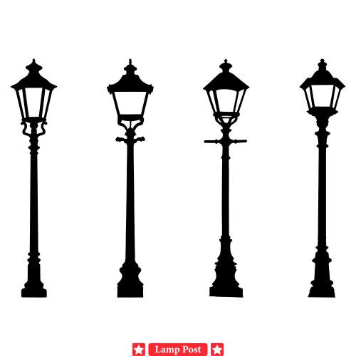 Lamp Post Silhouette Vector Images (over 1,600)