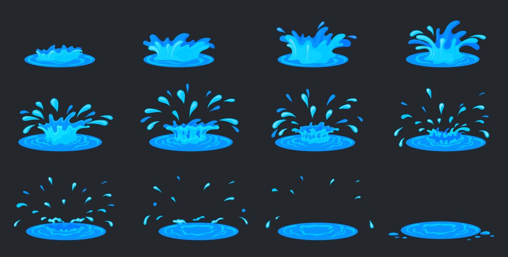 Drop of Water Ripple Effect Vector Images (over 1,000)