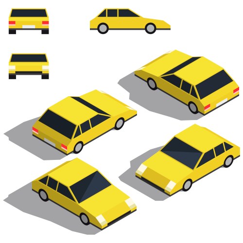 Isometric Car Sprite Vector Images (97) Isometric Car Sprite Vector Images (97)