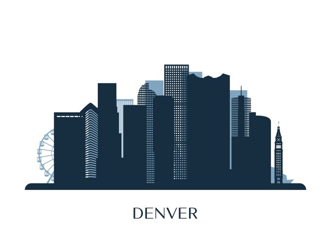 Downtown Denver Vector Images (over 200)