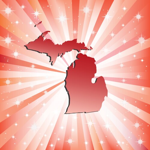 Michigan Map Vector Images (over 2,400)