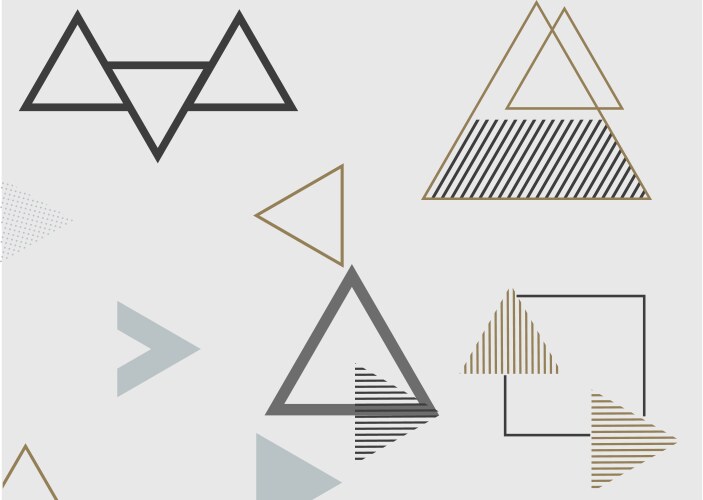 Seamless round pattern background with shapes Vector Image