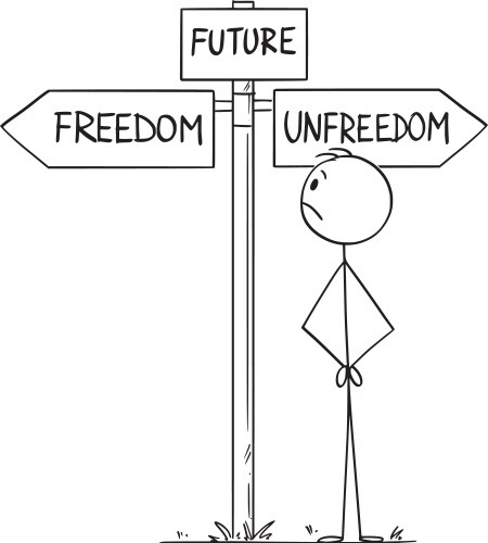 Cartoon man in dramatic pose holding human Vector Image