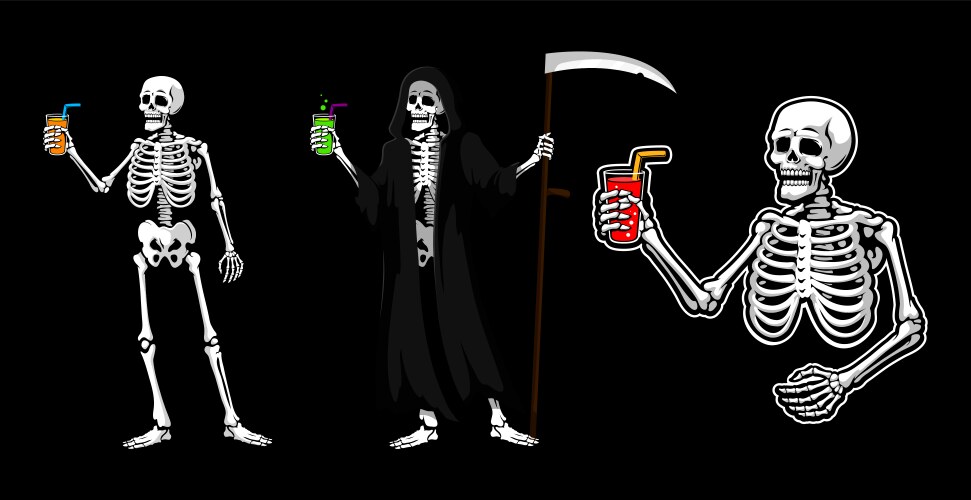 Skeleton Drinking Vector Images (over 3,600)